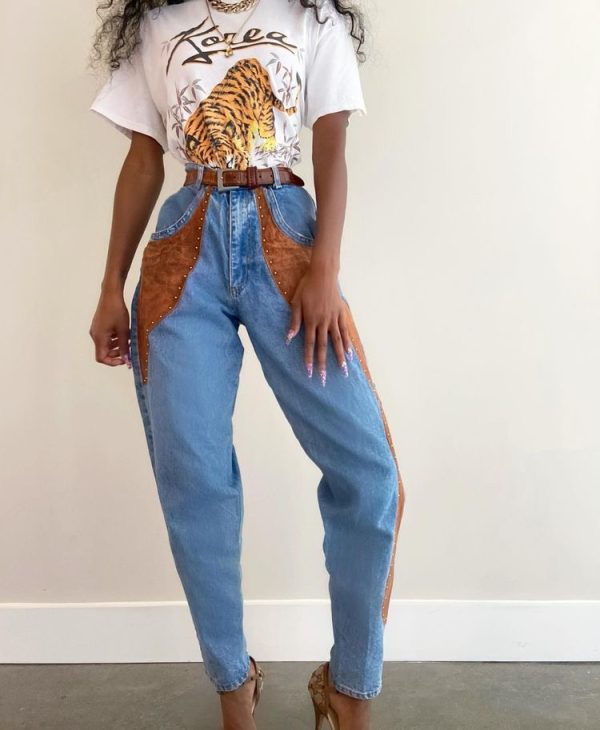 The 80s/90s Suede Denim That Your Wardrobe Needs - Key to Fashion